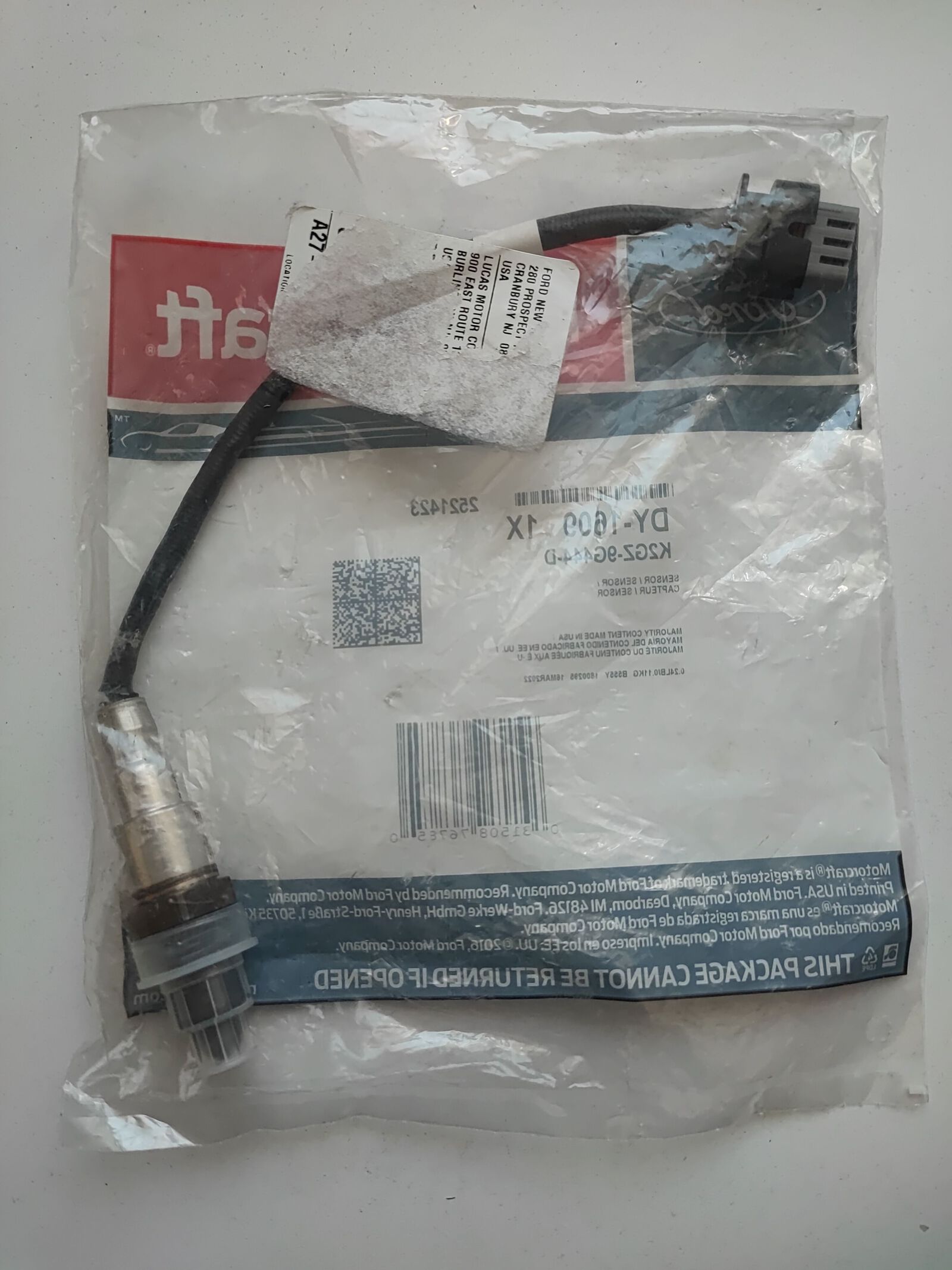 Лямбдазонд нижній на Ford: каталожний номер K2GZ9G444D EDGE 2015