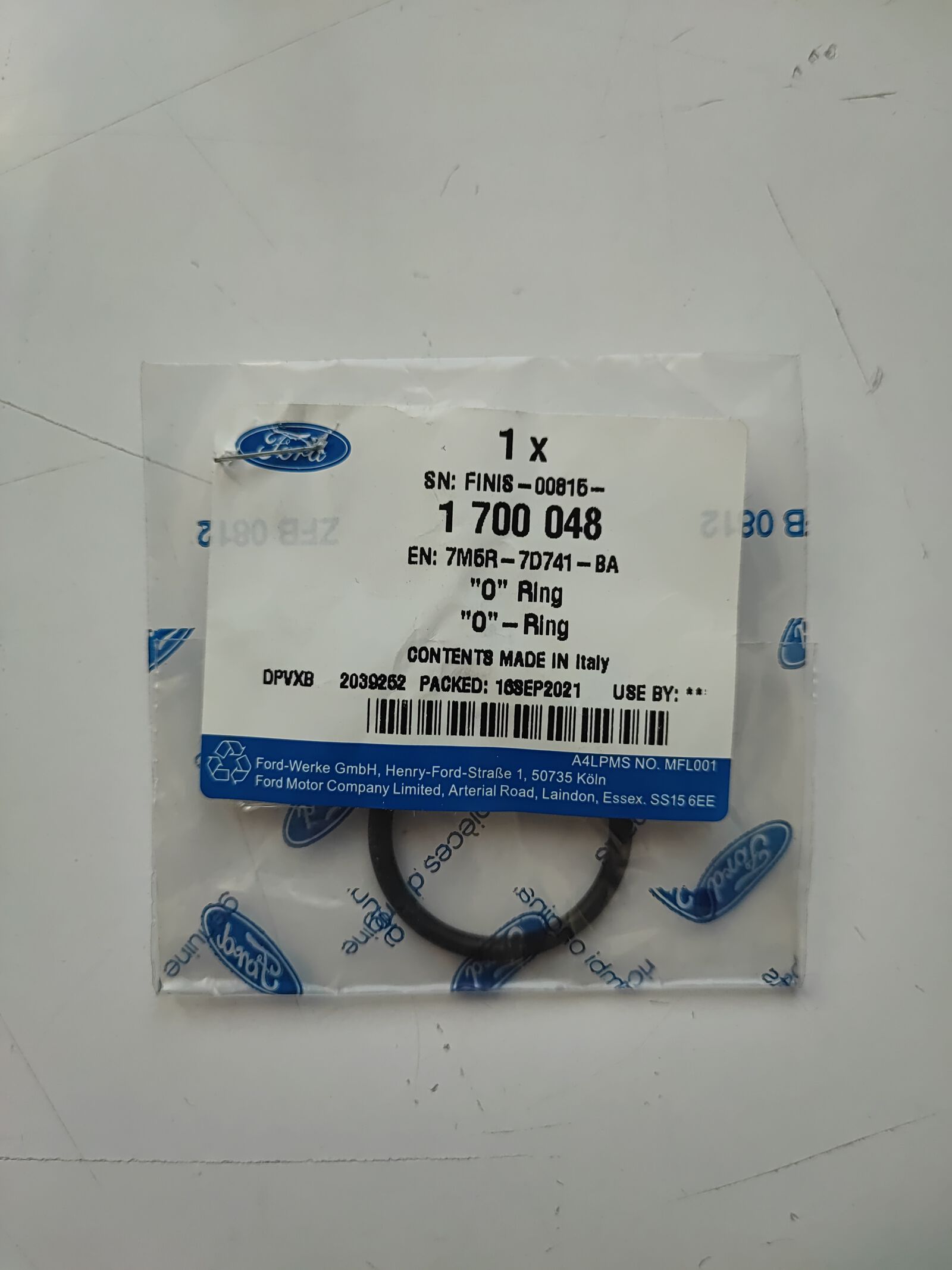 Ущульнення підона КПП Powershift 450 (код запчастини 1700048) на Ford ...